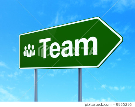 Finance concept: Team and Business People on... - Stock Illustration ...