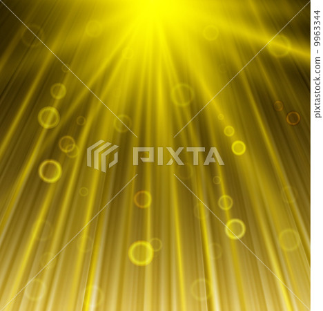 yellow magic abstract background - Stock Illustration [9963344] - PIXTA