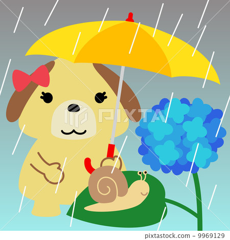 Illustration material for calendar June dogs... - Stock Illustration ...