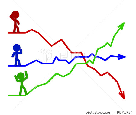 Simple performance chart - Stock Illustration [9971734] - PIXTA