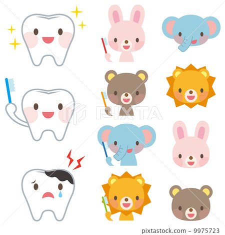 Dental animal caries - Stock Illustration [9975723] - PIXTA