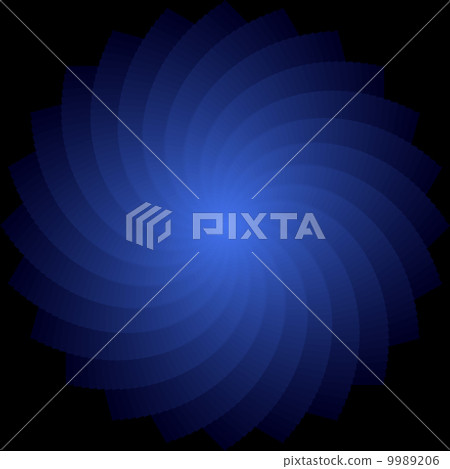 Rotation. Abstract blue backdrop. - Stock Illustration [9989206] - PIXTA