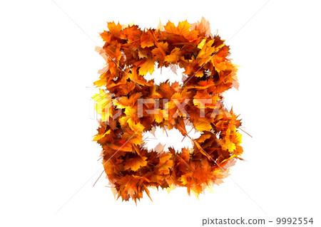 Fall alphabet letter B - Stock Illustration [9992554] - PIXTA
