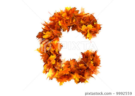 Fall alphabet letter C - Stock Illustration [9992559] - PIXTA