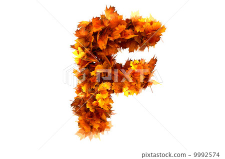 Fall alphabet letter F - Stock Illustration [9992574] - PIXTA