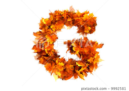 Fall alphabet letter G - Stock Illustration [9992581] - PIXTA