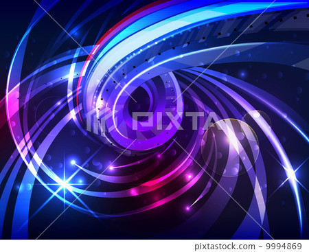Abstract energy flow background - Stock Illustration [9994869] - PIXTA
