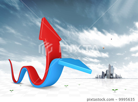 arrow, arrows, high rise - Stock Illustration [9995635] - PIXTA