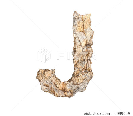 stone letter J - Stock Illustration [9999069] - PIXTA