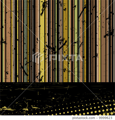 vector striped grunge background - Stock Illustration [9999623] - PIXTA