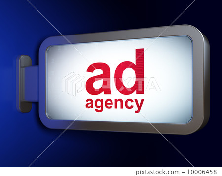 Marketing concept: Ad Agency on billboard... - Stock Illustration ...