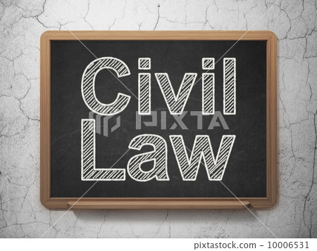 Civil Law on chalkboard background - Stock Illustration [10006531] - PIXTA