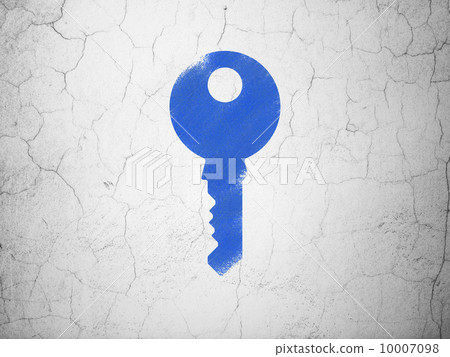 Privacy concept: Key on wall background-插圖素材 [10007098] - PIXTA圖庫