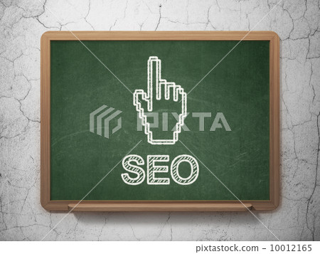 Web design concept: Mouse Cursor and SEO on...-插圖素材 [10012165] - PIXTA圖庫