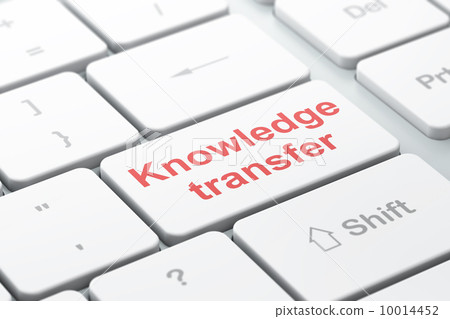 Education concept: Knowledge Transfer on... - Stock Illustration ...
