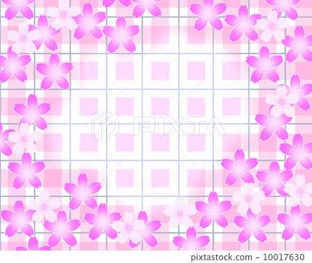 Cherry tree frame - Stock Illustration [10017630] - PIXTA
