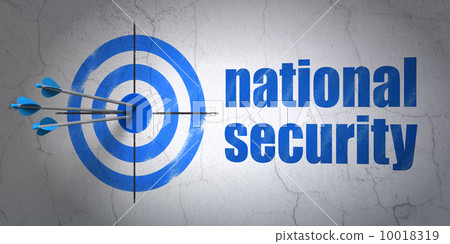 Privacy concept: target and National Security... - Stock Illustration ...