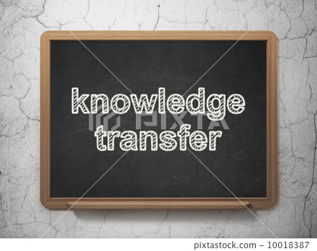 Education concept: Knowledge Transfer on... - Stock Illustration ...