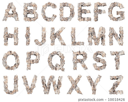 Stone alphabet - Stock Illustration [10018426] - PIXTA