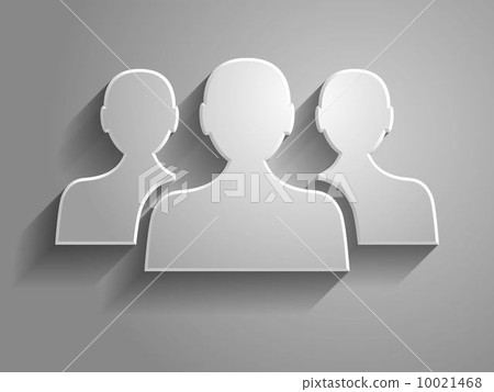 3d Vector illustration of team icon - Stock Illustration [10021468] - PIXTA