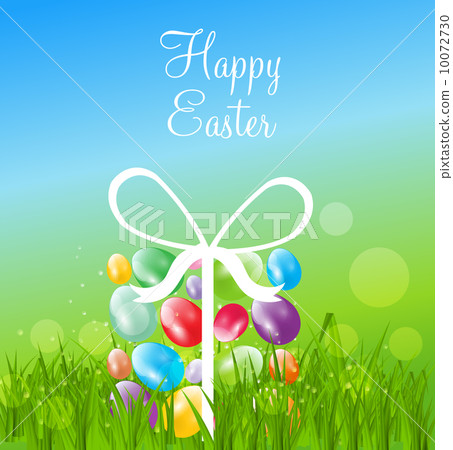 Easter Background Vector Illustration - Stock Illustration [10072730 ...