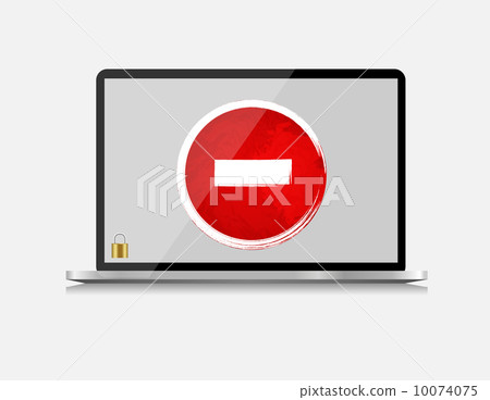 Globe Icon with Protection Lock Vector... - Stock Illustration ...