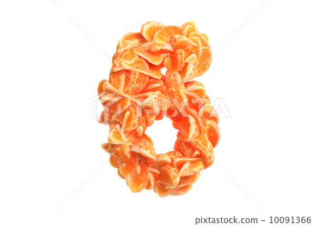 Mandarin symbol 6 on white background - Stock Illustration [10091366 ...