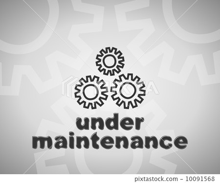 Down for maintenance website page message - Stock Illustration ...
