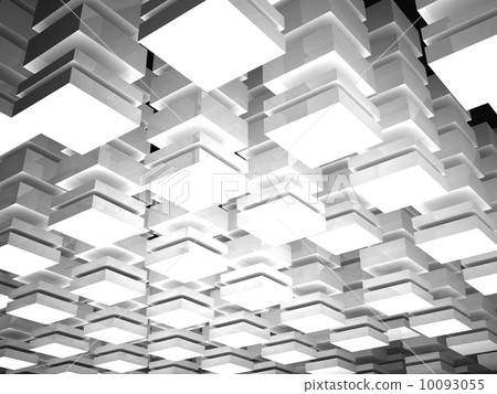 Abstract digital background with array of white... - Stock Illustration ...