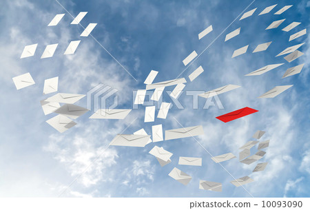 Illustration of correspondence e-mail concept... - Stock Illustration ...