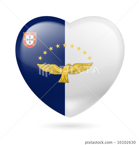 Heart icon of Azores - Stock Illustration [10102630] - PIXTA
