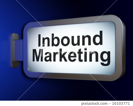Business concept: Inbound Marketing on... - Stock Illustration ...