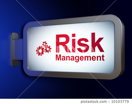 Business concept: Risk Management and Gears on...-插圖素材 [10103779] - PIXTA圖庫