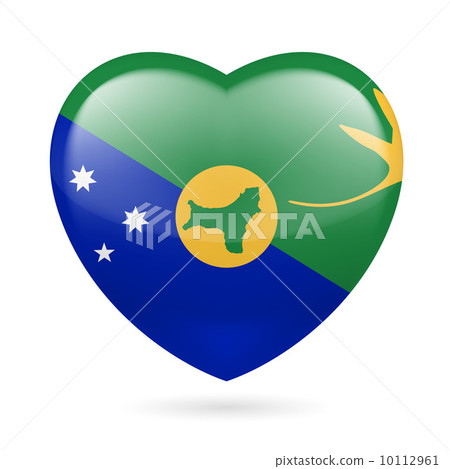 Heart icon of Christmas Island - Stock Illustration [10112961] - PIXTA