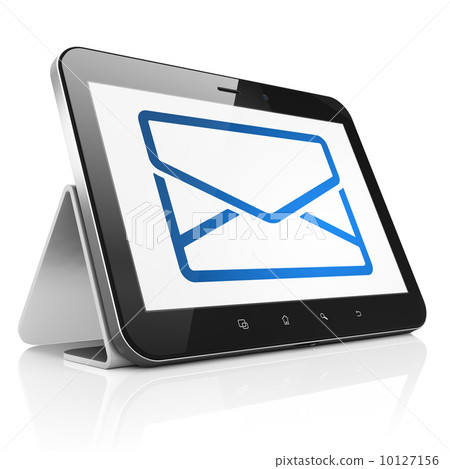 Business concept: Email on tablet pc computer - Stock Illustration ...