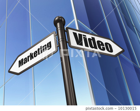 Business concept: sign Video Marketing on... - Stock Illustration ...