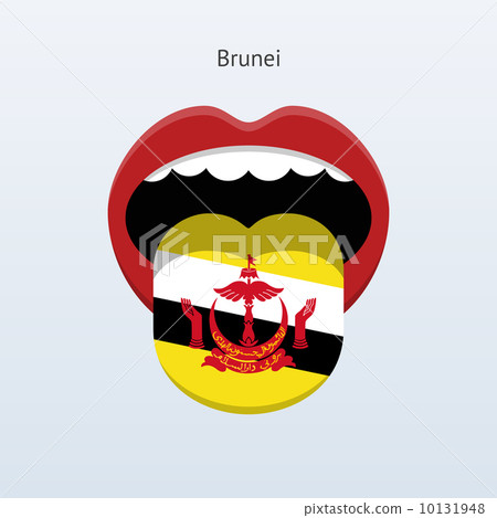 Brunei language. Abstract human tongue. - Stock Illustration [10131948 ...