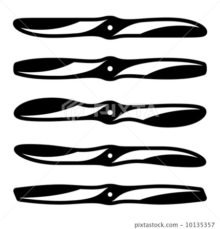 airplane propeller symbols - Stock Illustration [10135357] - PIXTA