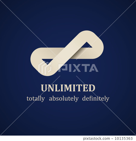 abstract unlimited symbol design template - Stock Illustration ...