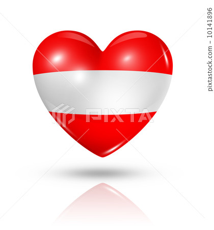 Love Austria, heart flag icon - Stock Illustration [10141896] - PIXTA