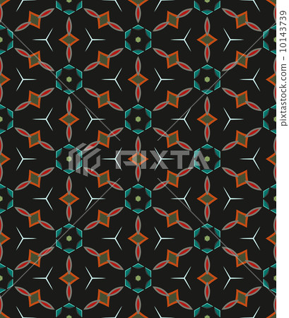 Vector seamless abstract geometric pattern - Stock Illustration ...