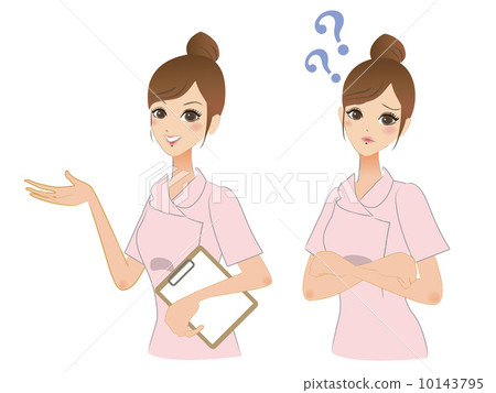 Women in nurse clothes - Stock Illustration [10143795] - PIXTA