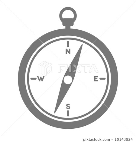 minimalistic compass - Stock Illustration [10143824] - PIXTA