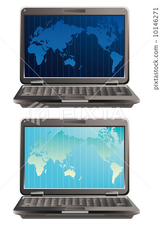 Personal computer illustration - Stock Illustration [10146271] - PIXTA