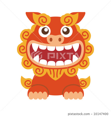 Shisa Okinawa Illustration - Stock Illustration [10147400] - PIXTA