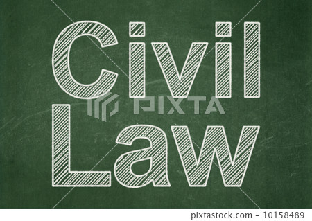 Law concept: Civil Law on chalkboard background - Stock Illustration [10158489] - PIXTA