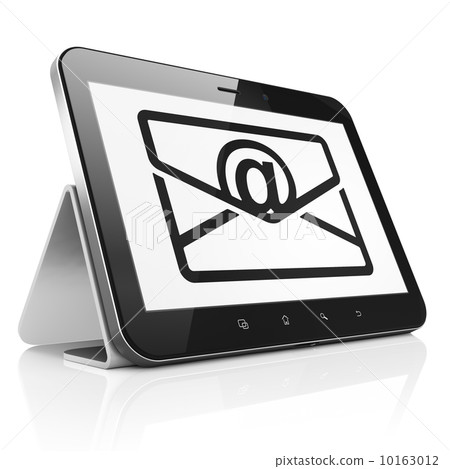 Business concept: Email on tablet pc computer - Stock Illustration ...