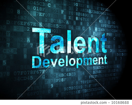 Education concept: Talent Development on... - Stock Illustration ...
