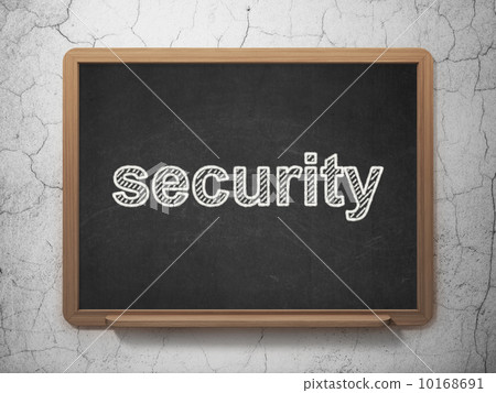 Privacy concept: Security on chalkboard background - Stock Illustration [10168691] - PIXTA