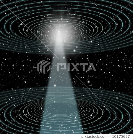 Spotlight in outer space - Stock Illustration [10175637] - PIXTA
